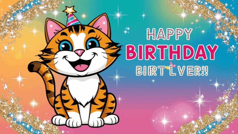 Happy Birthday Blingee: Celebrate with Sparkles